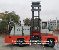 China 3 T Diesel Side Loader Fork Truck For Extra Long Cargo With ISUZU Engine for sale