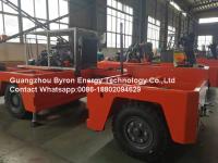 China 5 Ton Diesel Side Load Forklift 3600mm Lift Height for Long Wood Pipe Transport for sale