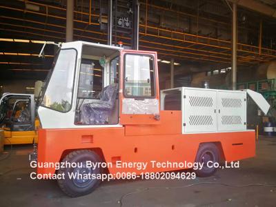 China 5 Ton Diesel Side Load Forklift 3600mm Lift Height for Long Wood Pipe Transport for sale