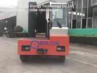 China Bilon 3 Tons Side Loader Diesel Forklift Truck For Long Load Cargo 29 Km Per Hour for sale