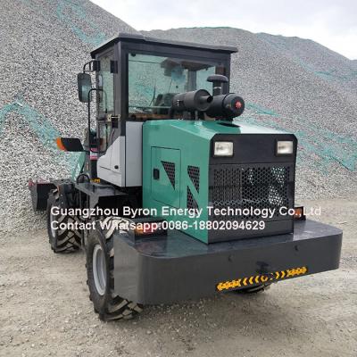 China Customizing 2 Ton Compact Wheel Loader With Joystick And Bucket 42kw for sale