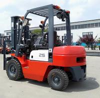 China CPC25 2.5 Ton Diesel Forklift Duplex Mast 3.0m Lifting Height Road Construction for sale