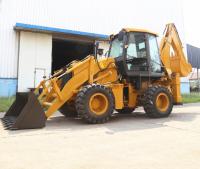China 100HP Yuchai Engine 1m3 4X4 3 Ton Backhoe Loader for sale