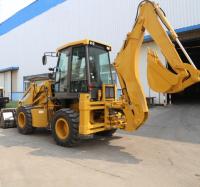 China 100HP Yuchai Engine 1m3 4X4 3 Ton Backhoe Loader for sale