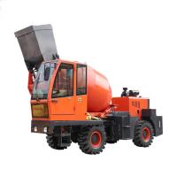 China 1.6m³  Mobile Diesel 4X4 Self Loading Concrete Mixer Truck for sale