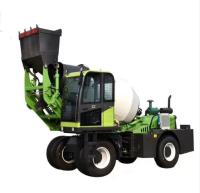 China 1.6m³  Mobile Diesel 4X4 Self Loading Concrete Mixer Truck for sale