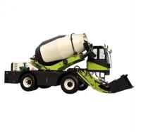 China 116HP 85kw 3m³ Self Loading Concrete Mixer Truck 4WD 40kph for sale