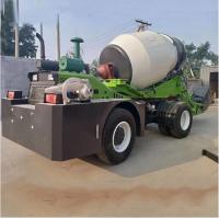 China 116HP 85kw 3m³ Self Loading Concrete Mixer Truck 4WD 40kph for sale