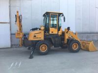 China 2070 mm Front End 1500 KG Wheel Excavator Backhoe Loaders for sale