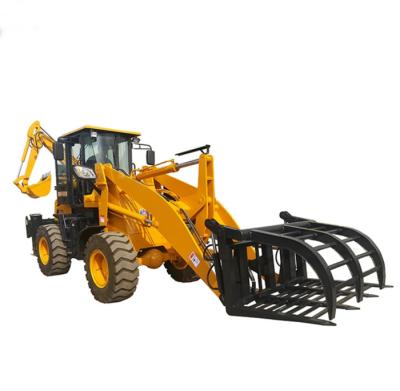 China Mini Backhoe Loader 0.1cbm Digging Bucket 1000kg Rated Load for Agriculture Construction for sale