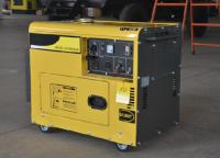 China Single Cylinder Air Cooled 5KW Silent Diesel Generator for sale