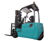 China 1.6 Ton Electric Forklift Truck 48V 500Ah Battery Fire Extinguisher 3 Wheel for sale