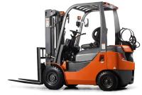 China 1.5 Ton Dual Fuel Gas LPG Forklift Truck 6m Lifting Height Japanese Engine for sale