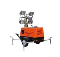 China Outdoor Mobile Lighting Tower Kubota Diesel Engine Manual Mast 9m for sale
