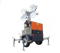 China Outdoor Mobile Lighting Tower Kubota Diesel Engine Manual Mast 9m for sale