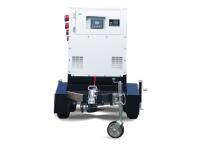 China Dual Axle 500KVA Silent Diesel Generator Trailer 448kW Prime Power for Mining for sale