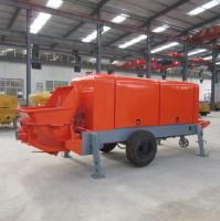 China 50m3/h Electric Trailer Concrete Pump 270m Vertical Distance 110kw Diesel for sale
