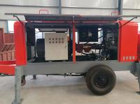 China 50m3/h Electric Trailer Concrete Pump 270m Vertical Distance 110kw Diesel for sale