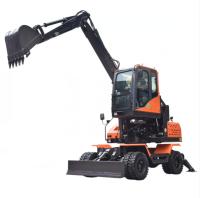 China 9 Ton  0.35CBM Bucket Road Builder Excavator Digger Machine for sale