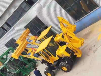 China Hydraulic Backhoe Loader 76kW 1m3 Bucket WZ30-25 with AC and Joystick for sale