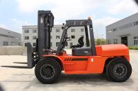 China Duplex 7M Lift Height Road Construction Machinery 10T Diesel Forklift for sale