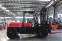 China Duplex 7M Lift Height Road Construction Machinery 10T Diesel Forklift for sale