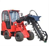 China 0.5cbm 1T Compact Articulated Wheel Loader 4X4 Snow Bucket for sale