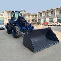 China 2.5 Ton Wheel Loader 2000kg Rated Load Small Telehandler Telescopic Forklift with 1.0cbm Bucket for sale