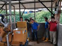 China Silent IP23 300kW 400V Industrial Natural Gas Generator Set 50Hz for sale