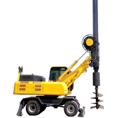 China 13m 110kW Four Wheel Drive Rotary Drilling Rig 500-1500mm Drilling Diameter for sale