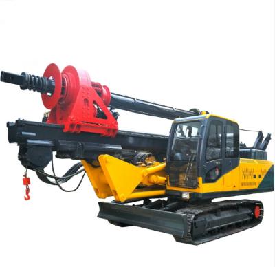 China 110kw 15m Crawler Lock Rod Water Well Rotary Drilling Rig for Foundation Construction for sale