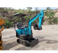 China 1 Ton 7.0kw Mini Crawler Excavator Digger For Public Park for sale