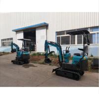 China 1 Ton 7.0kw Mini Crawler Excavator Digger For Public Park for sale