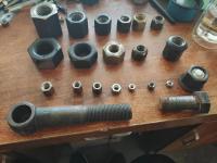China Fish Tail Bolt M24 Railroad Track Bolts And Nuts Track Part Railway Sleeper Spike for sale