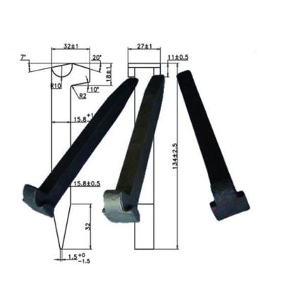 China Q235 A Steel Grade 4.8 6.8 8.8 10.9 Screw Bolt For Wood Sleeper for sale