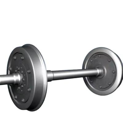 China Stainless Steel Parts AAR Railway Wheelset For Hoist Trolley for sale