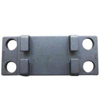 China AREMA Standard Steel Railroad Rail Track Tie Plates for Rail Construction Project for sale