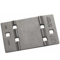 China Ribbed Steel Rail Sole Plate And Base Plate Semi-finished Inspection for sale