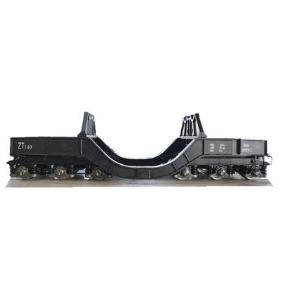 China 140 Ton Railway Steel Ladle Transfer Trailer with 9800mm Length and 1435mm Rail Gauge AAR Standard for sale