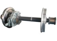 China Railway Vehicles Wheelset Steel Rail Wheels For Railway Bogie Frame Mounting Rotation for sale