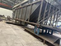 China 20-80 m3 capacity railway bogie frame shot blasted to SA 2.5 standard for railway cargo transportation for sale