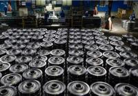 China Heavy Duty Steel Wheels Featuring Heat Treated Steel Construction Ideal for Heavy Load Handling and Industrial Transport for sale