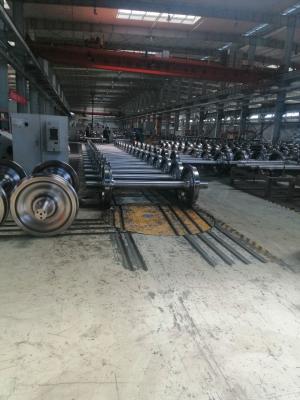China Bogie Locomotive Train Wheels ER7 ER8 ER9 Material Rail Wheel Set with 1800 pcs Monthly Capacity for sale