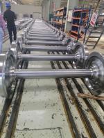China Bogie Locomotive Train Wheels ER7 ER8 ER9 Material Rail Wheel Set with 1800 pcs Monthly Capacity for sale