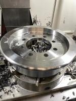 China 42CrMo Steel Railway Wheels 300-1450mm Diameter with Powder Coating for 1-300 Ton Load Capacity for sale