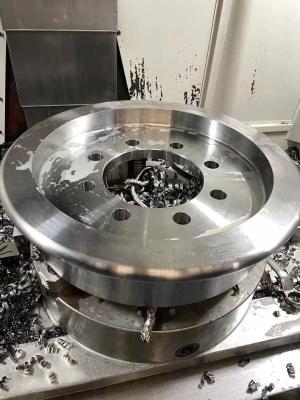 China 42CrMo Steel Railway Wheels 300-1450mm Diameter with Powder Coating for 1-300 Ton Load Capacity for sale