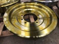 China Hydraulic Drive Steel Train Wheels 500 Ton Capacity 200mm-1450mm Diameter Custom Rail Track Wheels for sale
