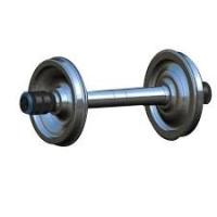 China 600mm Gauge Railway Wheel Set - 42CrMo Steel Flanged Design with 1-25 Ton Capacity and 300-450mm Wheel Diameter for sale