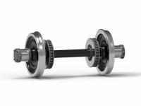 China 45 Steel Single Flanged Rail Wheels for 900mm Gauge - 500-1350mm Diameter, 1-25 Ton Capacity for sale
