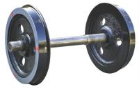 China 350mm Steel Railway Wheel Set for Locomotives and Wagons - 1-25 Ton Capacity, 70kg Weight for sale